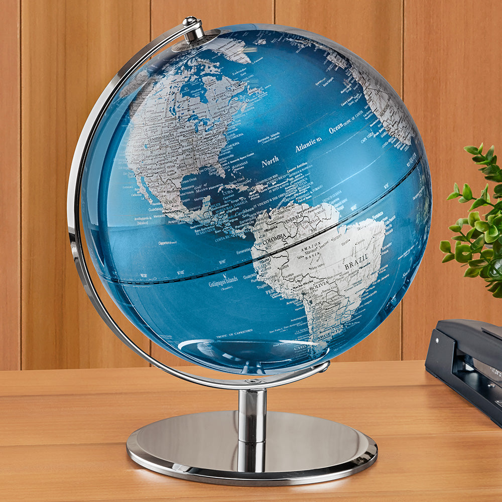 Decorative World Globes Educational World Globe With Magnifying Glass
